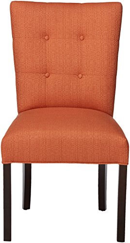 Sole Designs La Mode Collection Fanback Dining Chair, Pumpkin