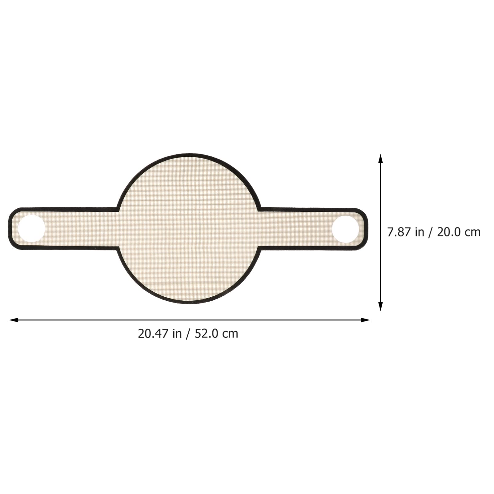 Cabilock Kitchen Mats Baking Mat for Oven Bread Baking Glass Fiber Bread Baking Mat Handle Dough Transfer Mat Bread Sling Replace Parchment Paper (Brown) Sourdough Bread