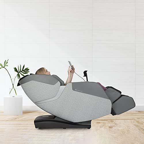 Human Touch WholeBody Rove Massage Chair β S & L Track, Full-Body Stretch Massage with Foot and Calf, Wellness Programs, Dual Lumbar Heat - Tablet Remote and Wireless Charger β 5 Year Warranty β MOON
