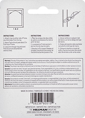 The Hillman Group 121110 Picture Hanging Wire, 30 lb, Galvanized