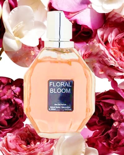 META-BOSEM Floral Bloom, Women Perfume Eau de Parfum Natural Spray Fragrance - Fresh Floral Scent - Flowery Vanilla Notes - Holiday Gift - for All Day Use - a Classic Bottle, 3.4 Fluid Ounce/100Ml
