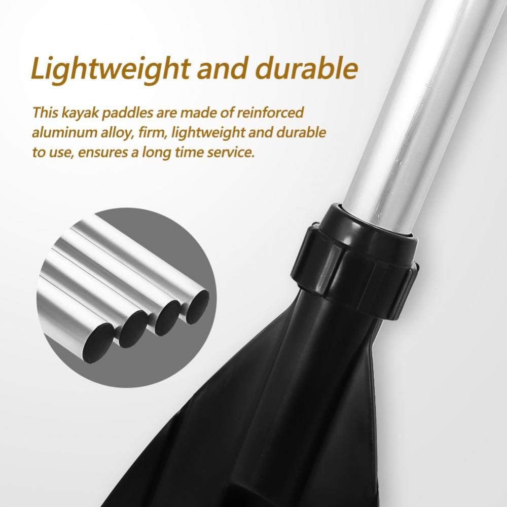 Bending Branches Kayak Paddle,Kayak Paddles 2 Pack Boat Oars Lightweight Kayak Paddle Aluminum Alloy Boat Paddle Detachable Kayak Oars