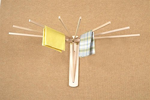Red Hill Woodworks LLC 8-Arm Wooden Wall Clothes Dryer
