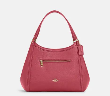 Coach Kristy Shoulder Bag Leather Strawberry Haze