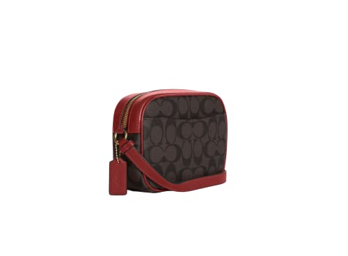COACH Mini Jamie Camera Bag (IM/Brown 1941 Red)