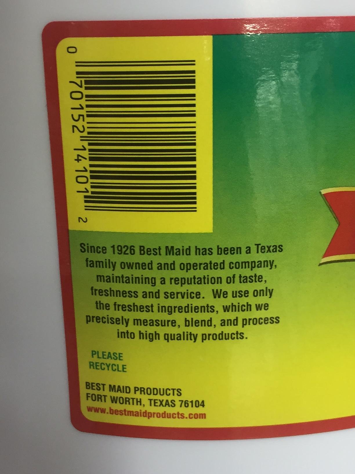 Best Maid Dill Pickle 60-80 Count 5 Gallons | Foodservice Bulk | Concession Stand Items | Gourmet | American Grown & Made | Take Home a Taste of Texas