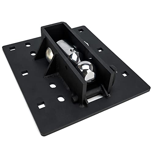 Folding Ball Gooseneck Hitch 61052 30,000 lbs Compatible with Chevrolet Silverado/GMC Sierra/Ford/Dodge Ram and Other Models Black 2-5/16 Inch Ball