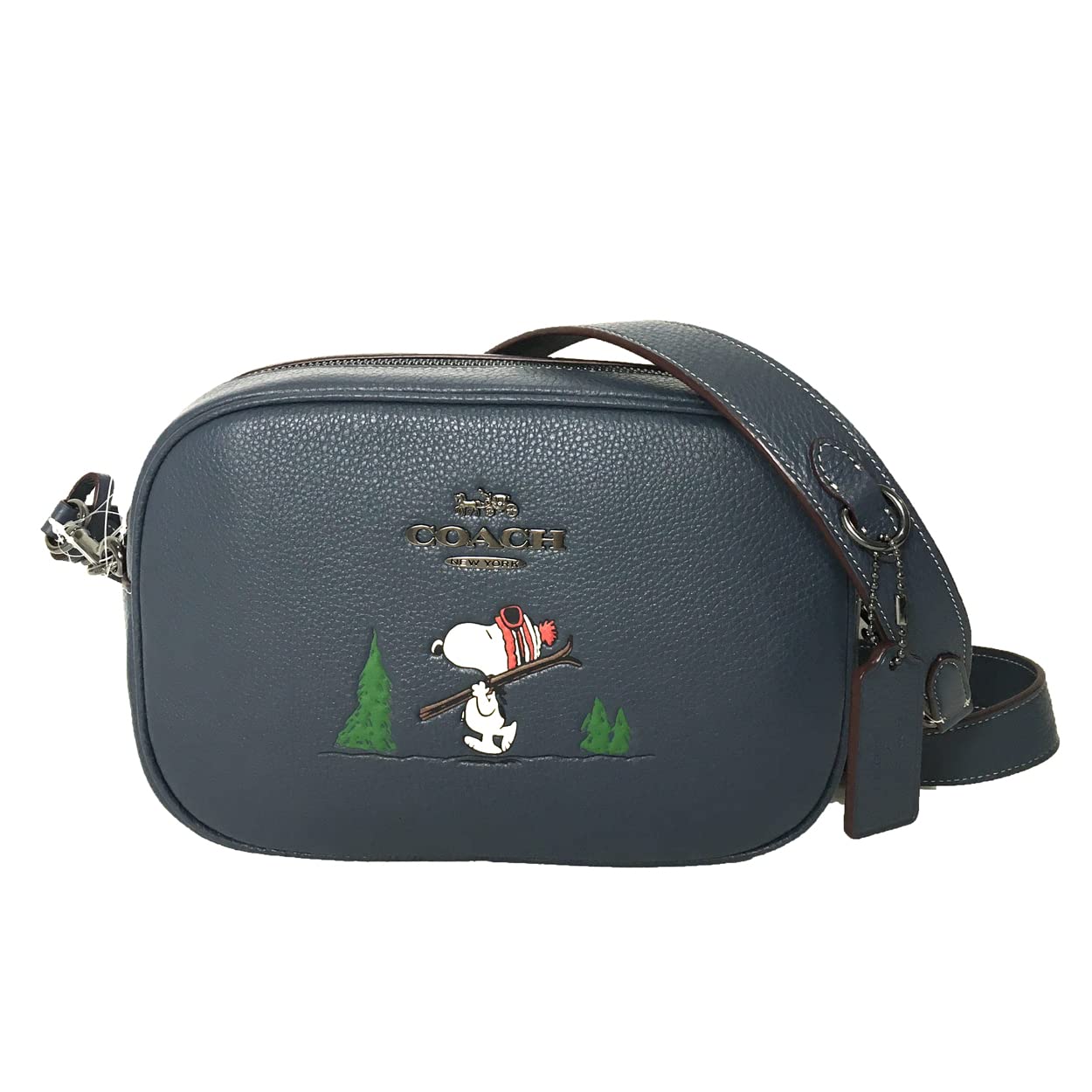 COACH X Peanuts Snoopy Ski Jamie Camera Crossbody Bag, Denim Blue