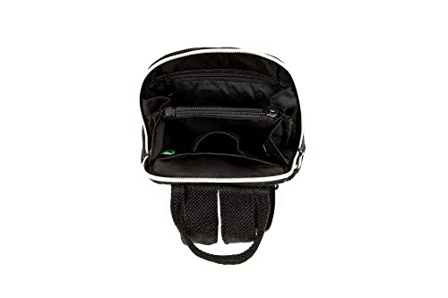 DIME BAGS Club Mini Backpack | Stylish Mini Hemp Backpack with Secret Pocket (Black)