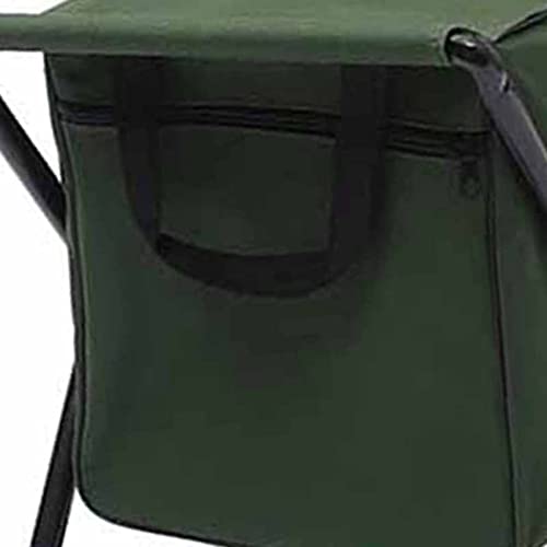 Rengu Fishing Chair, Portable Oxford Cloth Folding Chair for Hiking (Green)