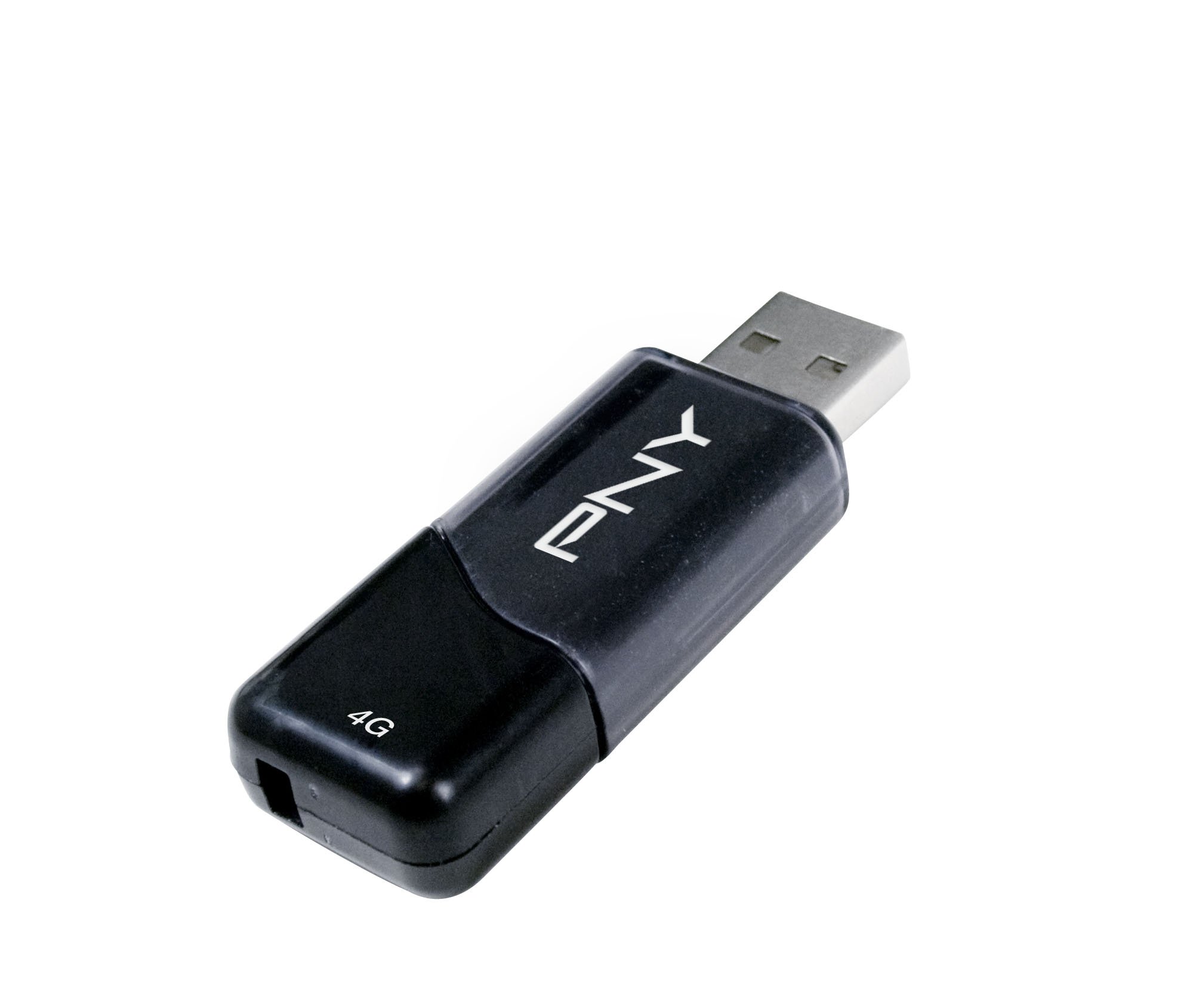 PNY Attache III 4 GB USB 2.0 Flash Drive P-FD4GBATT03-GE (Black)