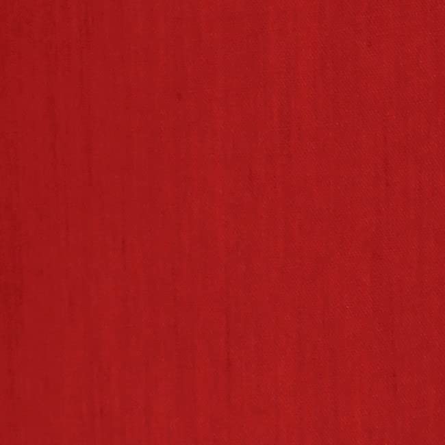 Simple Designs LT2007-RED Chrome Mini Basic Table Lamp with Fabric Shade, Red
