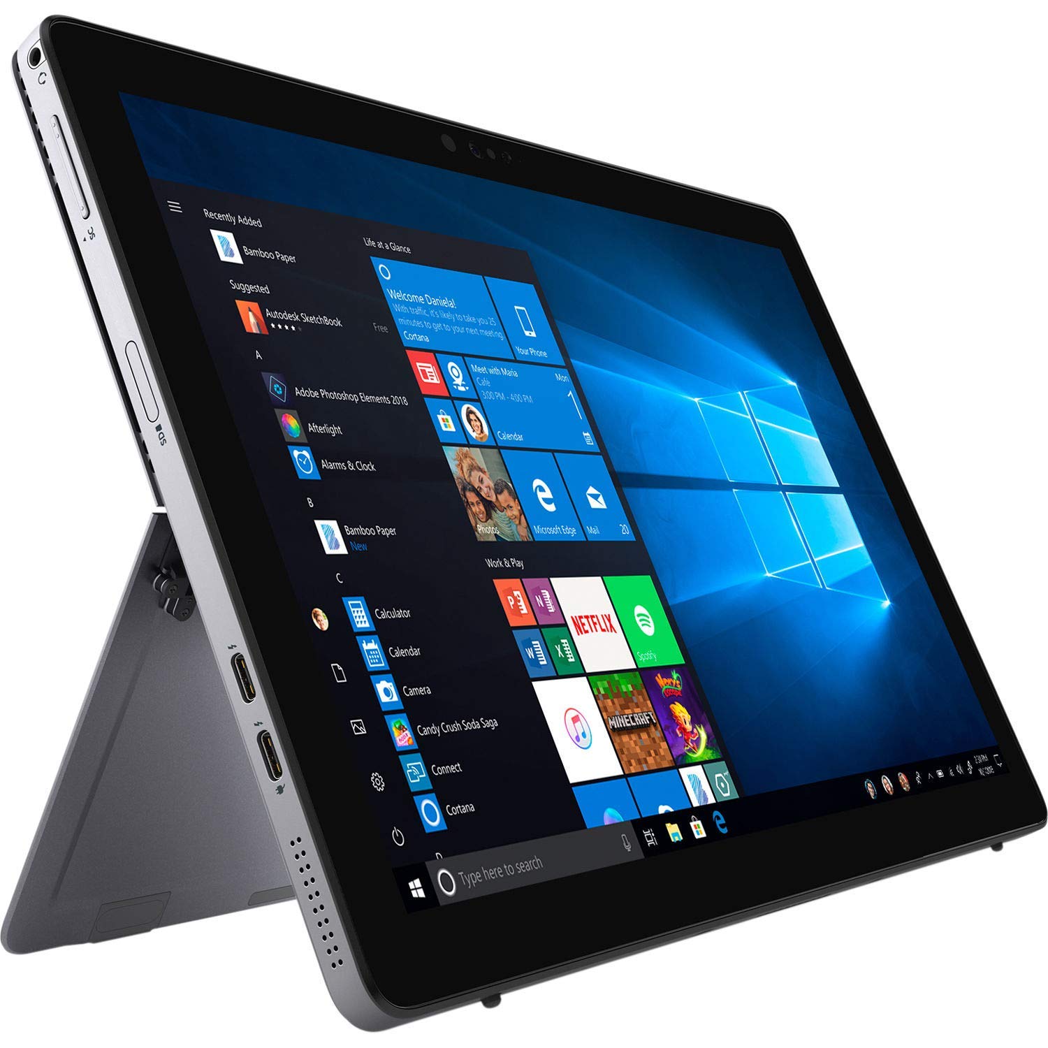 Dell Newest 10th Gen Latitude 7210 Tablet 2-in-1 PC, Intel Core i5 10310U Processor, 8GB Ram, 256GB Solid State Drive, Dual Camera, WiFi & Bluetooth, USB 3.1 Gen 1, Type C Port, Win 10 Pro (Renewed)