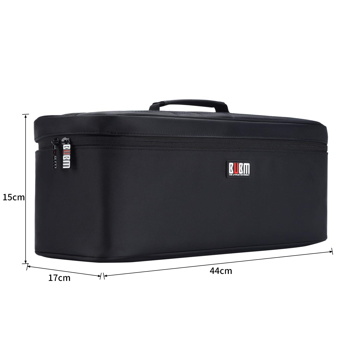 BUBM Portable Carrying Case Compatible with PS4/ PS4 PRO, Fit Xbox One Game Disc Storage Bag Travel Case(Hold Up to 30 Discs)-Black
