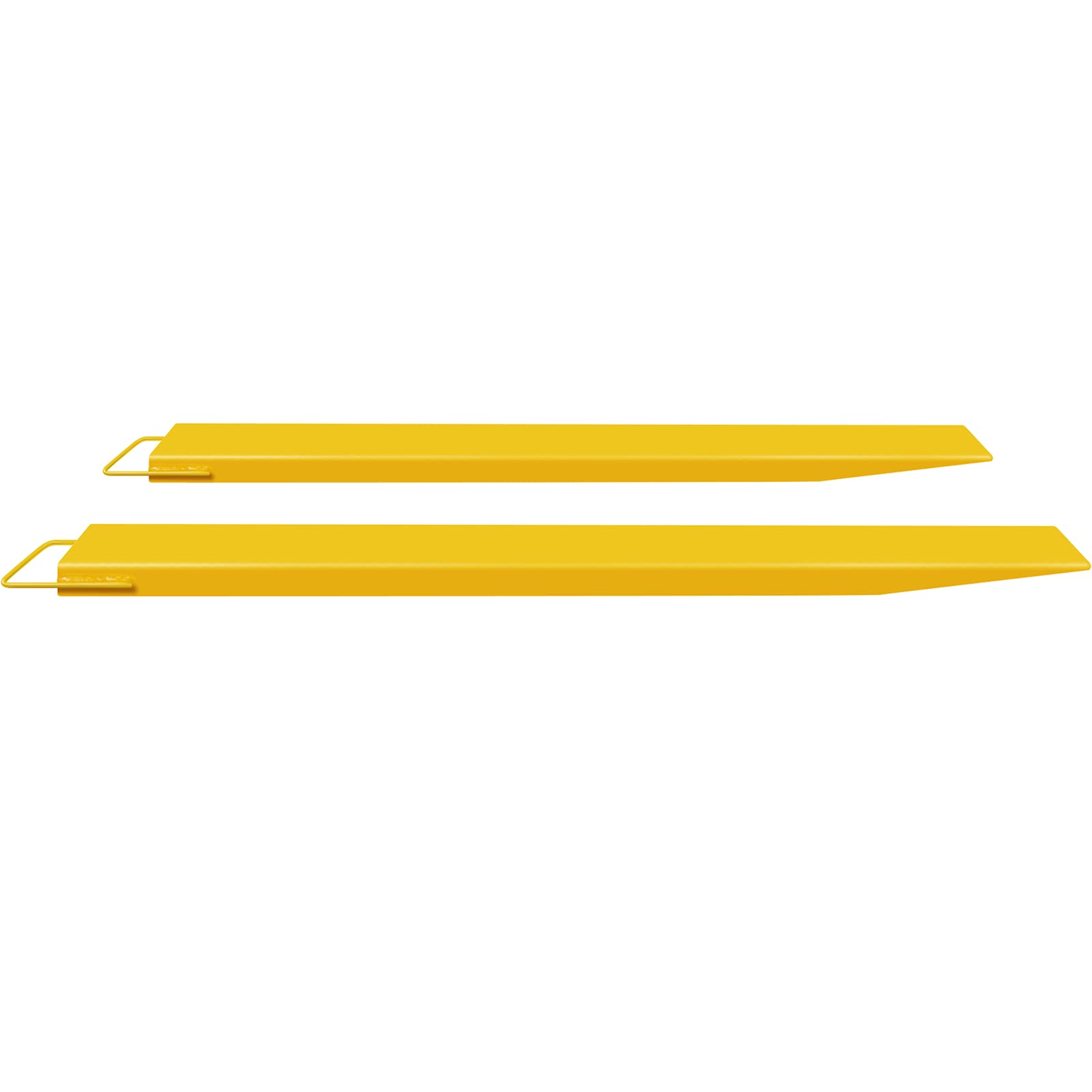 BestEquip Forklift Extensions, 96 inch Fork Extensions 5.5 inch Width, Heavy Duty Steel Pallet Fork Extensions, 1 Pair Forklift Extensions for Forklift Lift Truck Forklift Loaders
