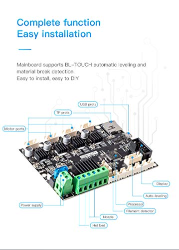 Creality Ender 3 Pro Silent Mainboard V4.2.7 with TMC2225 Driver Marlin 2.0.1 for Ender 3/Ender 3 Pro/Ender 3 V2/Ender 5