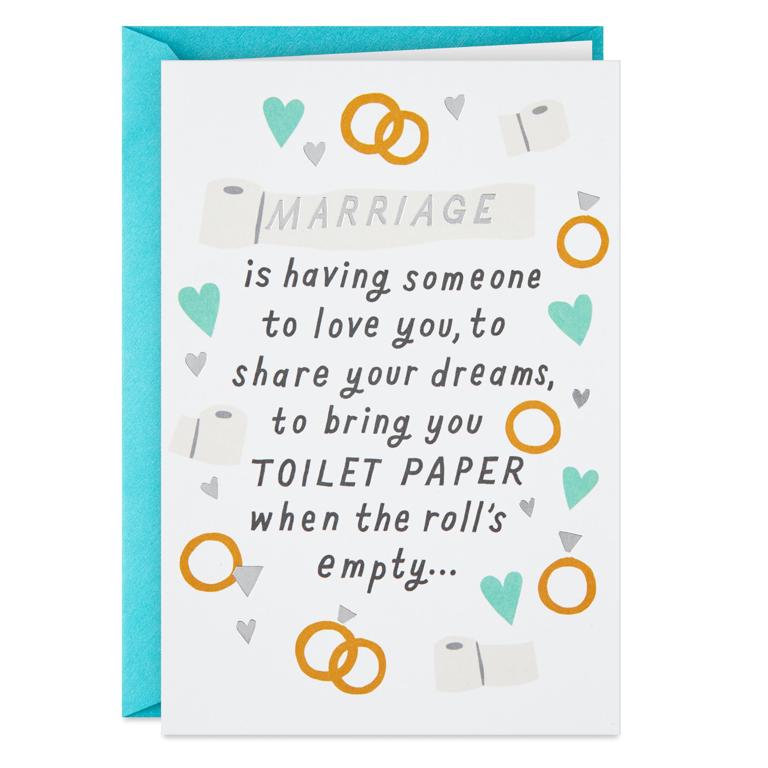 Hallmark Shoebox Funny Wedding Congratulations Card (Wedding Vows)