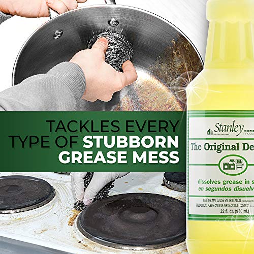 STANLEY HOME PRODUCTS Original Degreaser - Removes Stubborn Grease & Grime - Powerful Multipurpose Cleaning Solution for Home & Commercial Use (1 Pack)