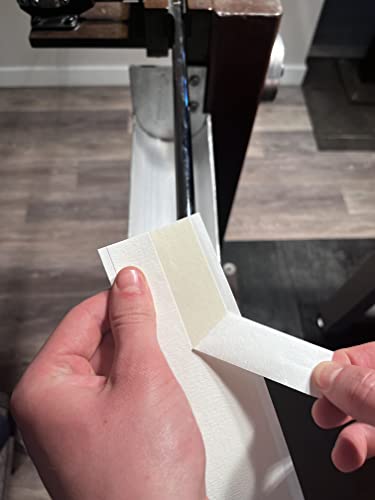 Brampton Golf Grip Tape Strips - Premium 2" x 9" Solvent Activated Double Sided Adhesive Strips for Regripping Golf Clubs - Double Sided Tape for Golf Club Regripping (60 pack)