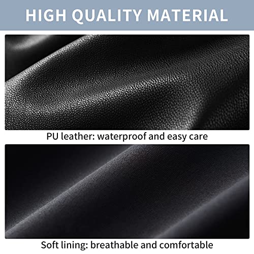 Beret Hats for Women PU Leather Newsboy Fiddler Cap with Veil Casual Baker Boy Captain Hat