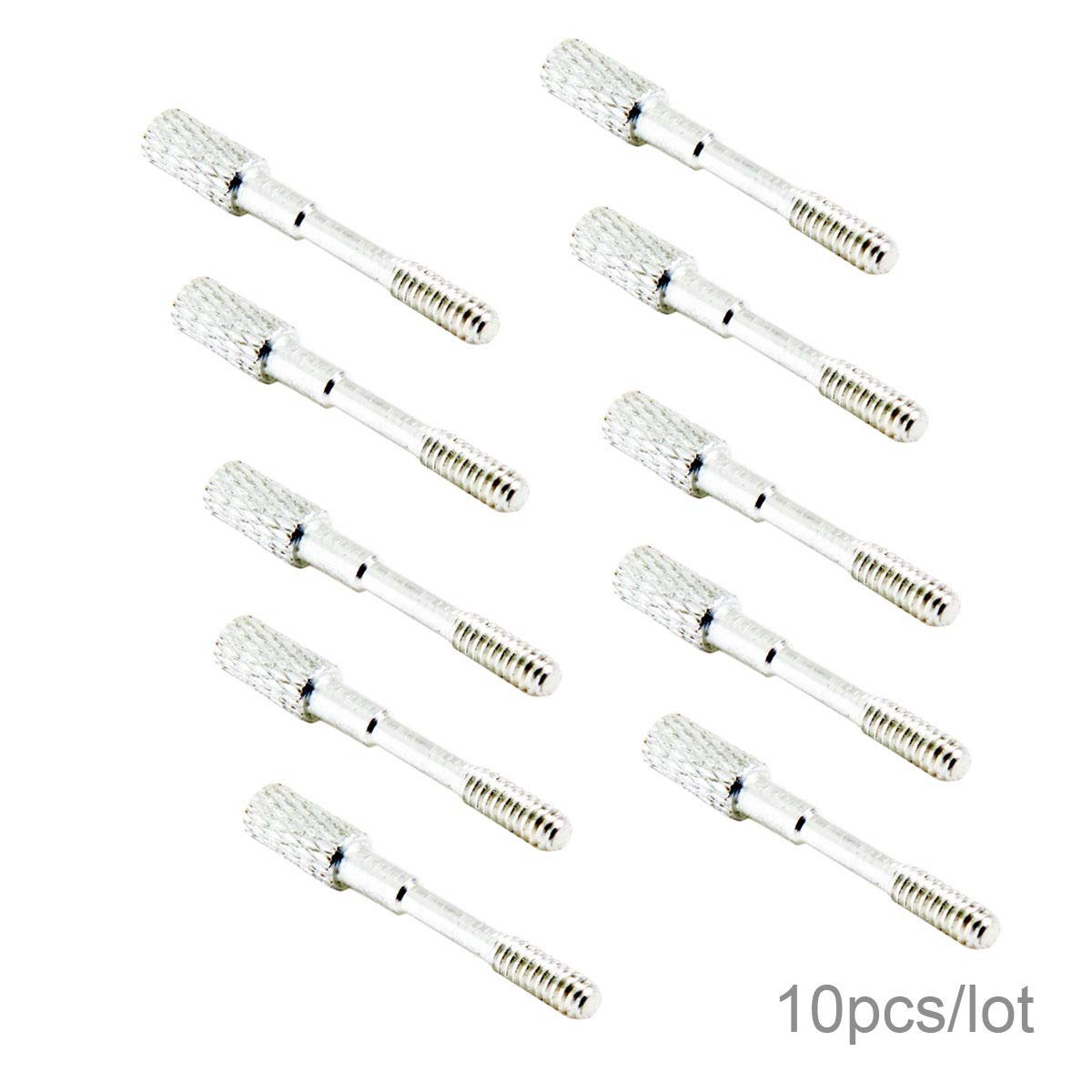 Cablecc 10pcs/lot Thumb Screws #4-40 UNC 25mm Length Stainless Steel for Computer Cable