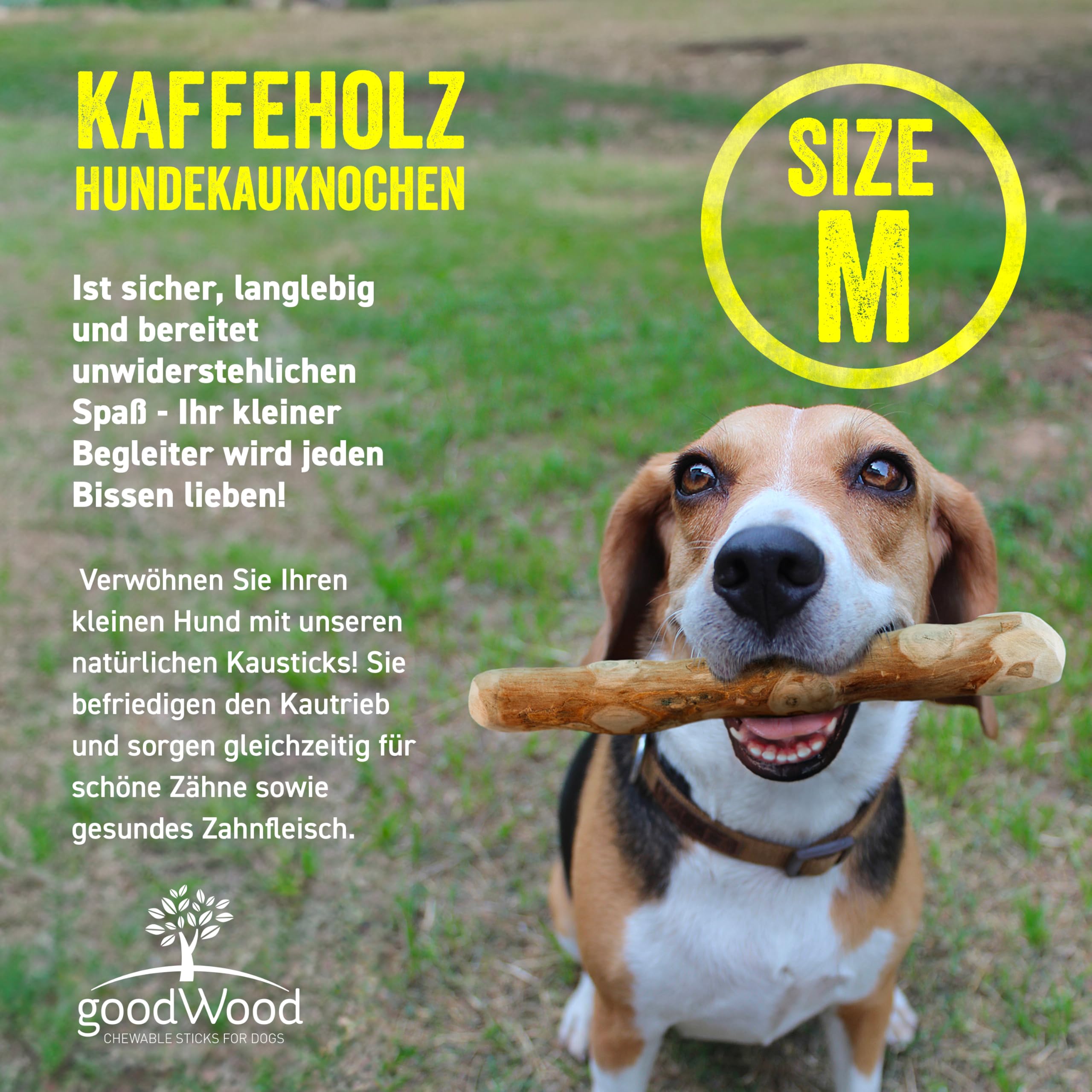 GoodWood Coffee Tree Wood - Chewable Stick Medium, 200 g