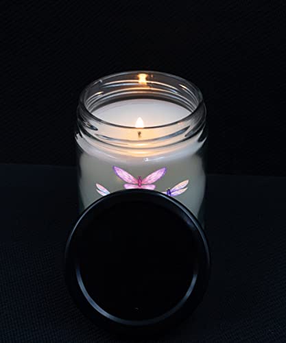 Dragonfly Whisperer Candle - Soy Wax Candle - Hand Poured Novelty Candle