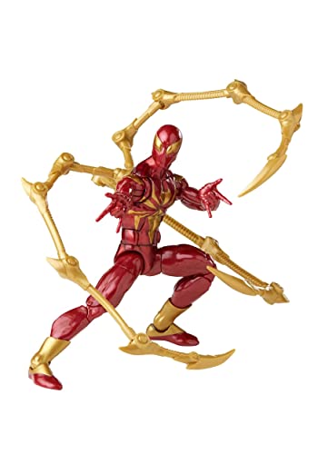 Spider-Man Marvel Legends Series 6-inch Iron Spider Action Figure Toy, Includes 2 Accessories