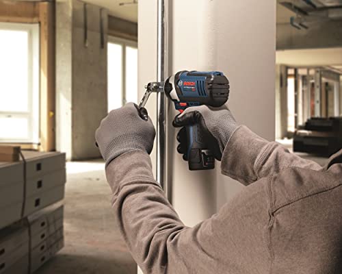 Bosch Power Tools Drill Kit - CLPK22-120 - 12-Volt Lithium-Ion 2-Tool Combo Kit (Drill/Driver and Impact Driver) with 2 Batteries, Charger and Case w/ 91 pc drill and drive bit set