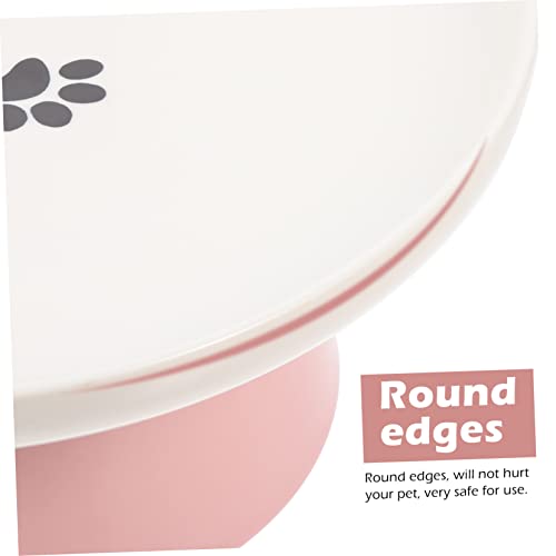 Dishes Feeding Dogs Protection Food Raised Washable Dishwasher Prevention Stand Eating House Backflow Pet Water Neck Puppy Kitten Stable Safe Supply Base Tray Easy Holder Feeder