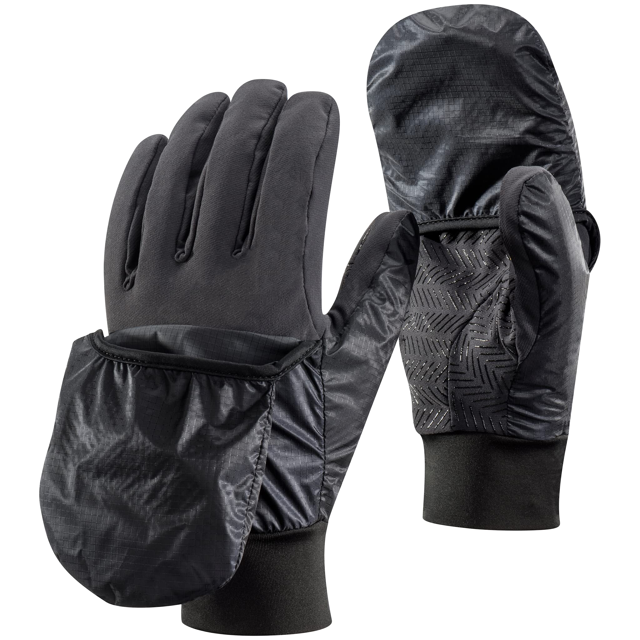 BLACK DIAMOND Equipment Wind Hood Softshell Gloves - Smoke - Small