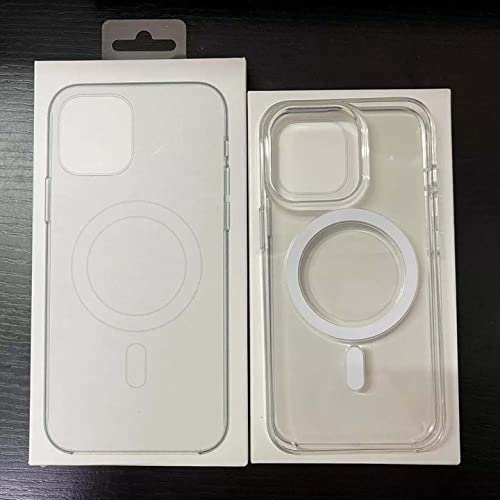 Magnetic Clear Case for iPhone 12 Case [No.1 Strong Magnets] [High Clear Design, Anti-Yellowing, Long-Lasting Clarity, Eyes-catching] [ Support Wireless Charging