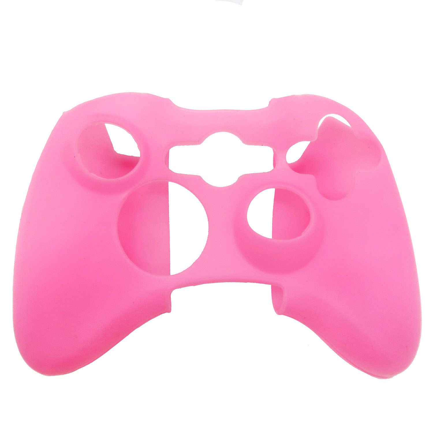 BRHE Cool Silicone Protector Cover Case Anti-Slip Soft Comfort for Xbox 360 Controller Skin (Pink)