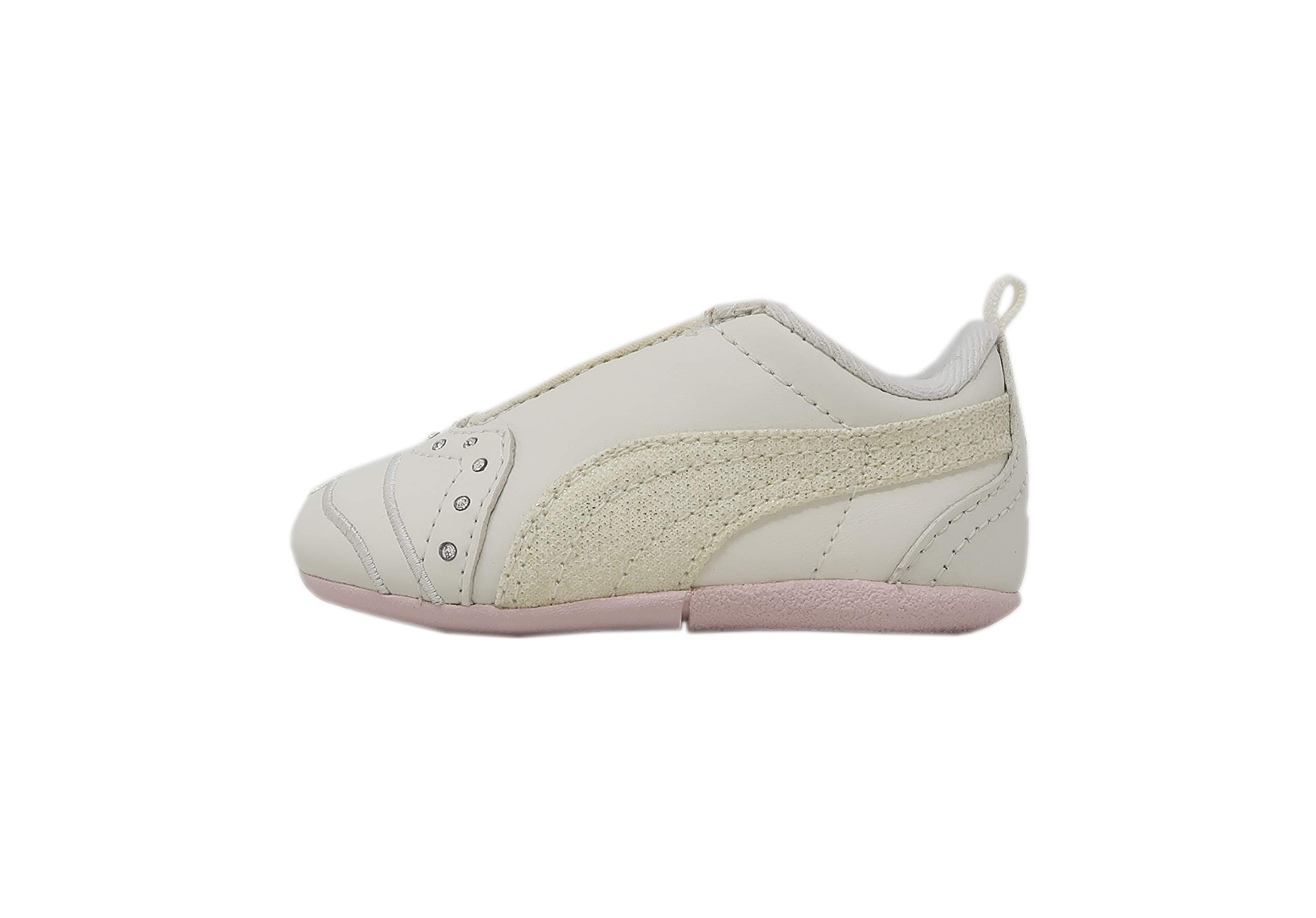 PUMA Infant/Toddler Sela Diamond II Sneaker,Whisper White/Pink,8 M US Toddler