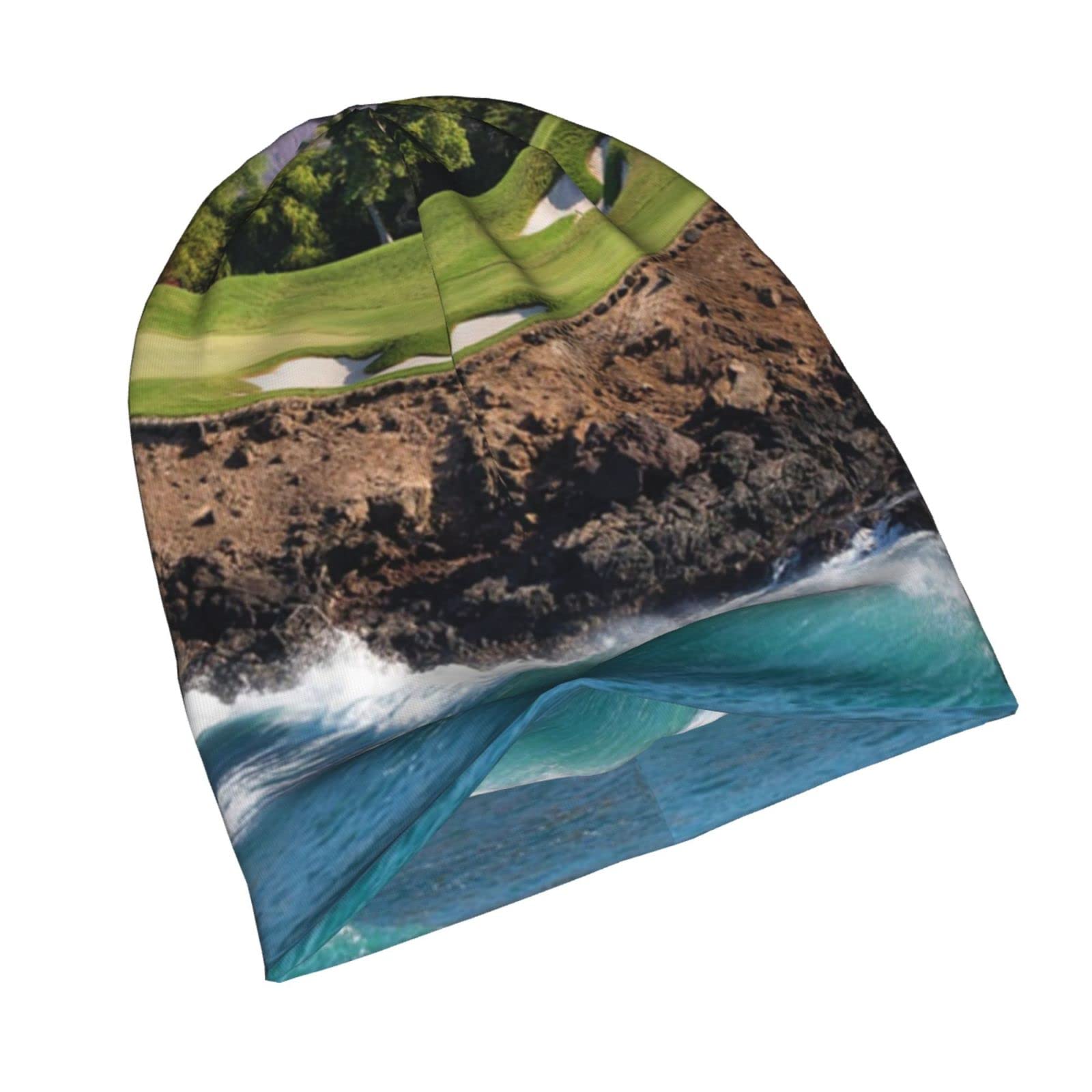 Casual Hawaii Beach Golf Course Beanie Hat Outdoor Sun Hat Unisex Warm Hat Knitted Beanie Hat for Men and Women