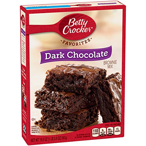Betty Crocker Dark Chocolate Brownie Mix Family Size, 19.9 oz