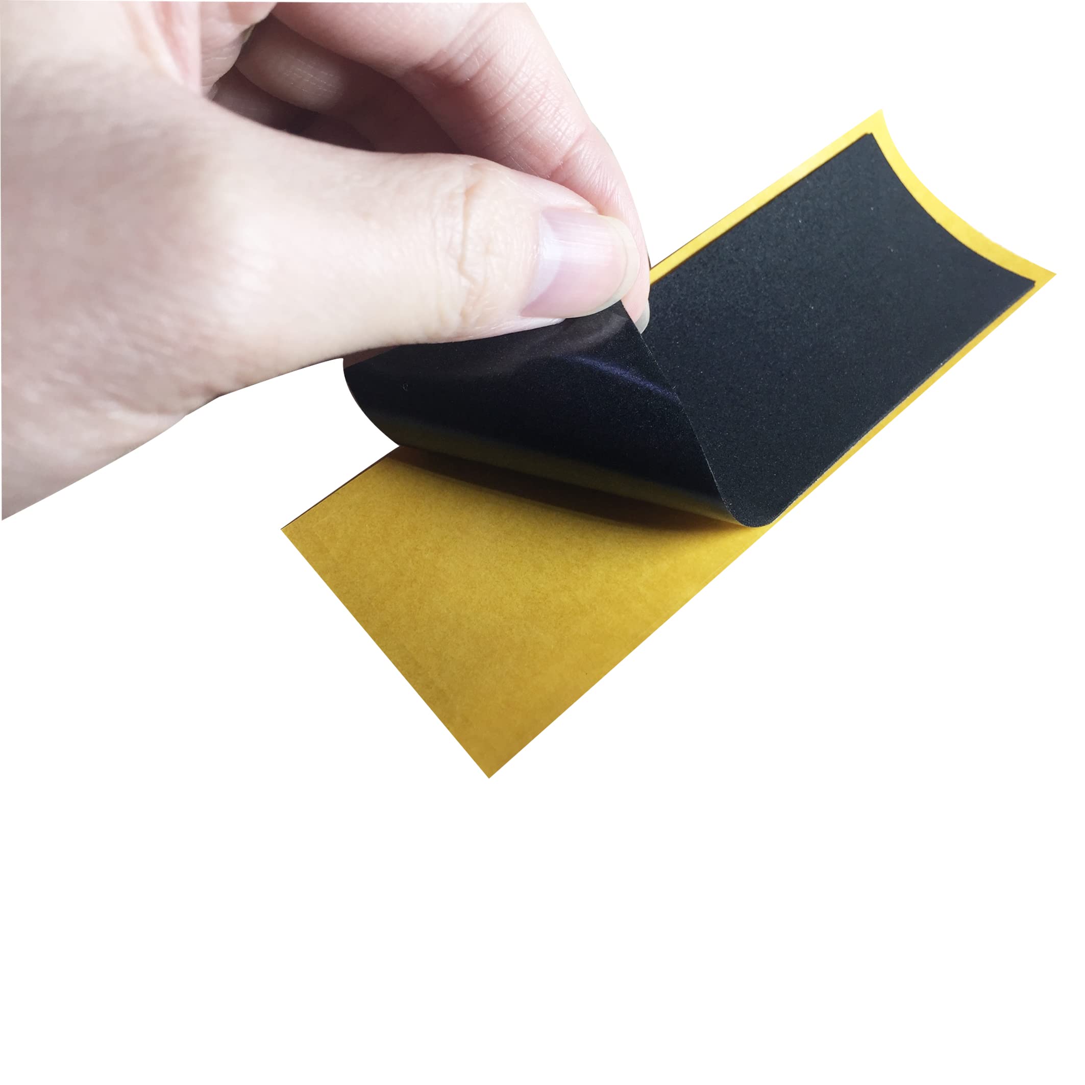 SPITBOARDS® Fingerboard Tape 38mm x 110 mm (1mm Thick) 5pcs Uncut Shape for fingerboards or fingerskate Best Foam Griptape