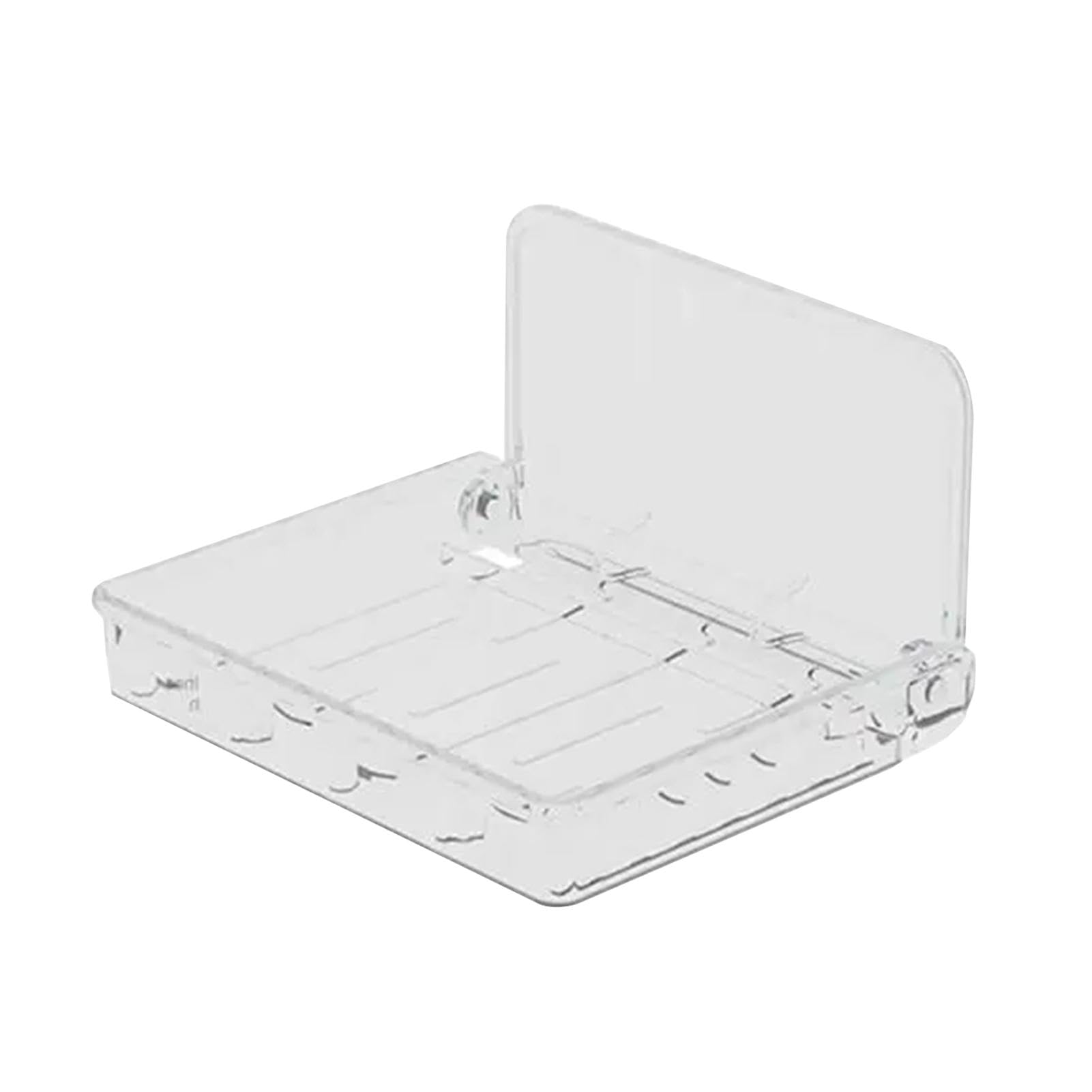 Clear Shelves for Wall - Foldable Clear Acrylic Shelf | -Free Sturdy Wall Shelf, Multifunctional Innovative Wall Shelf Organizer for Bathroom, Kitchen, Balcony, Toilet Paper