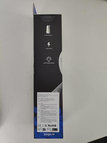 Charging Station for PS5, Auarte 2.5H Fast Charging Controller Charger Station for PS5, [Attach to Top] Charging Dock Accessories for Dualsense Controller, Compatible with Playstation5 Controller