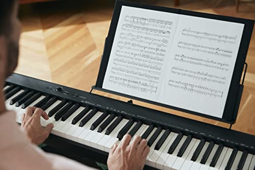 Casio CDP-S160 88-Key Compact Digital Piano - Black Bundle with CS-470P Stand with Triple Pedal System, Furniture Bench, Instructional Book, Instructional DVD, Online Lessons, and Polishing Cloth