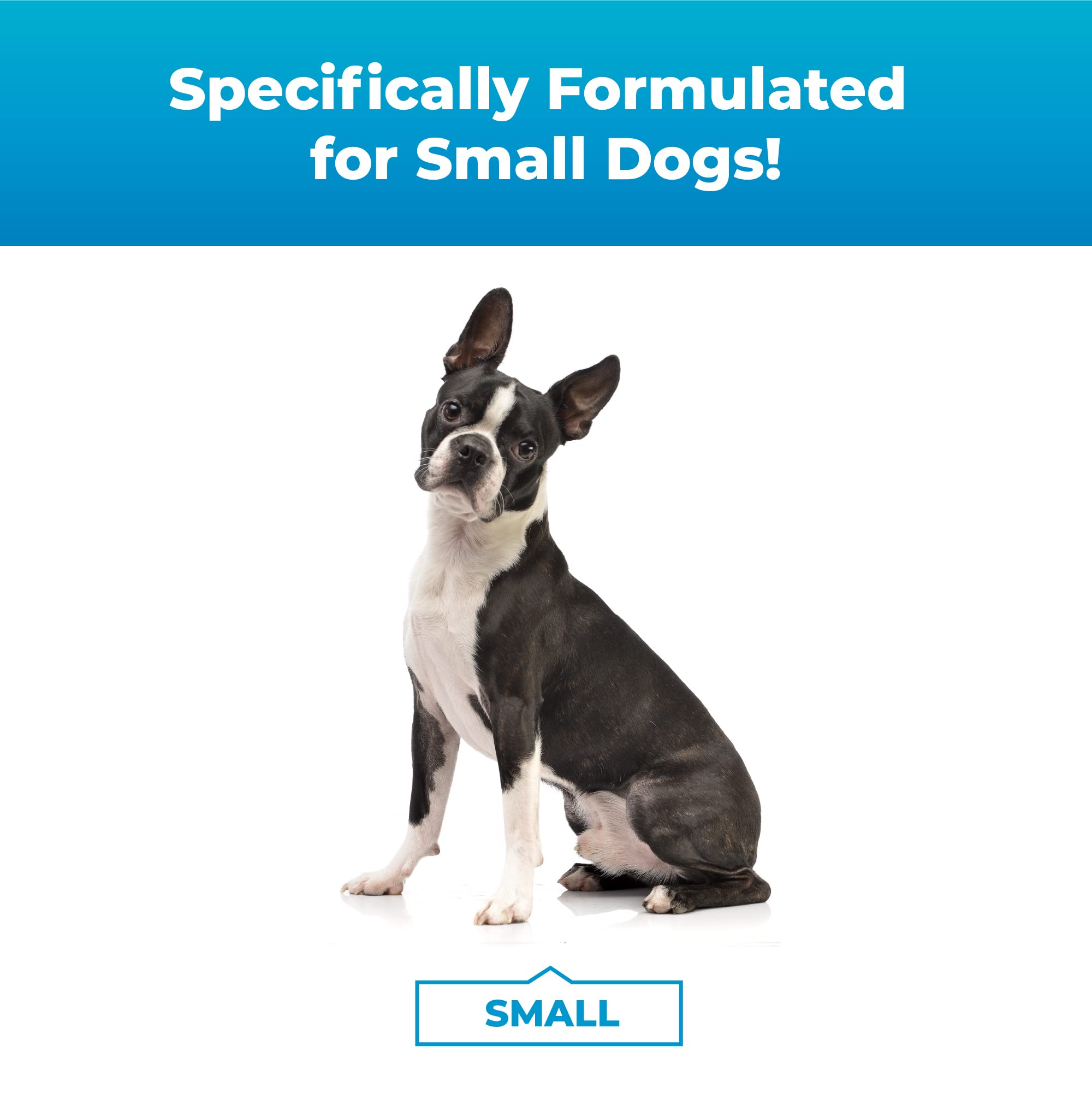 VETRISCIENCE Composure Calming Treats for Small Dogs Dealing with Anxiety, Separation Stress, Noise, Thunder and Barking - Yummy Flavored Chews Pets Love, 30 Chews
