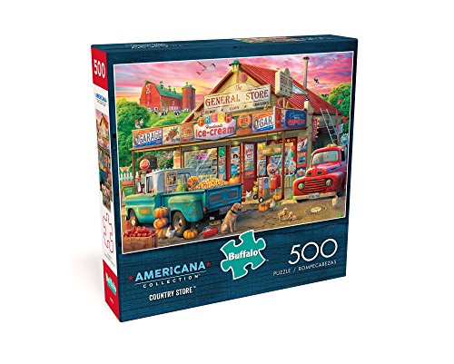 Buffalo Games - Country Store - 500 Piece Jigsaw Puzzle Multicolor, 21.25"L X 15"W