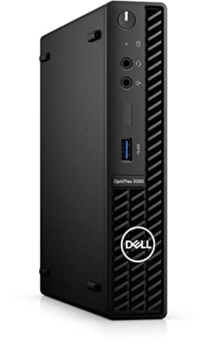 Dell Optiplex 3000 3090 Micro Tower Desktop Computer Tower (2021) | Core i5-256GB SSD Hard Drive - 16GB RAM | 6 Cores @ 3.8 GHz - 10th Gen CPU Win 11 Home