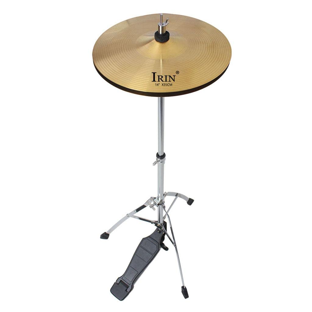Colcolo Brass Alloy Crash Hi Hat Drum Cymbals for Drummer Percussion DIY Part, 14inch