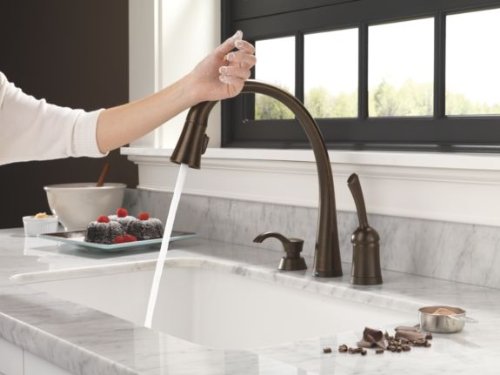 Delta Faucet Pilar Kitchen Soap Dispenser for Kitchen Sinks, Venetian Bronze RP50781RB
