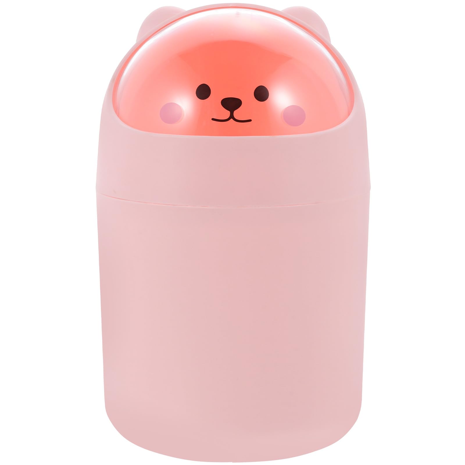 Garneck Desktop Trash Can Office Containers with Lids Computer Trash Can Desktop Garbage Can Slim Trash Can with Lid Wastebaskets Mini Trash Bin Plastic Trash Can for Table Swing Car