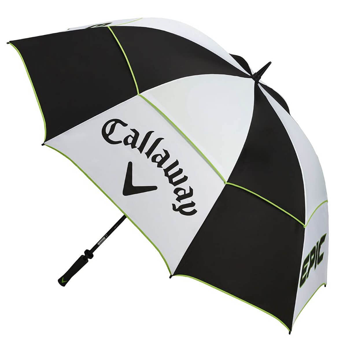 Callaway Golf Double Canopy 68" Umbrella Epic Edition White/Black/Green