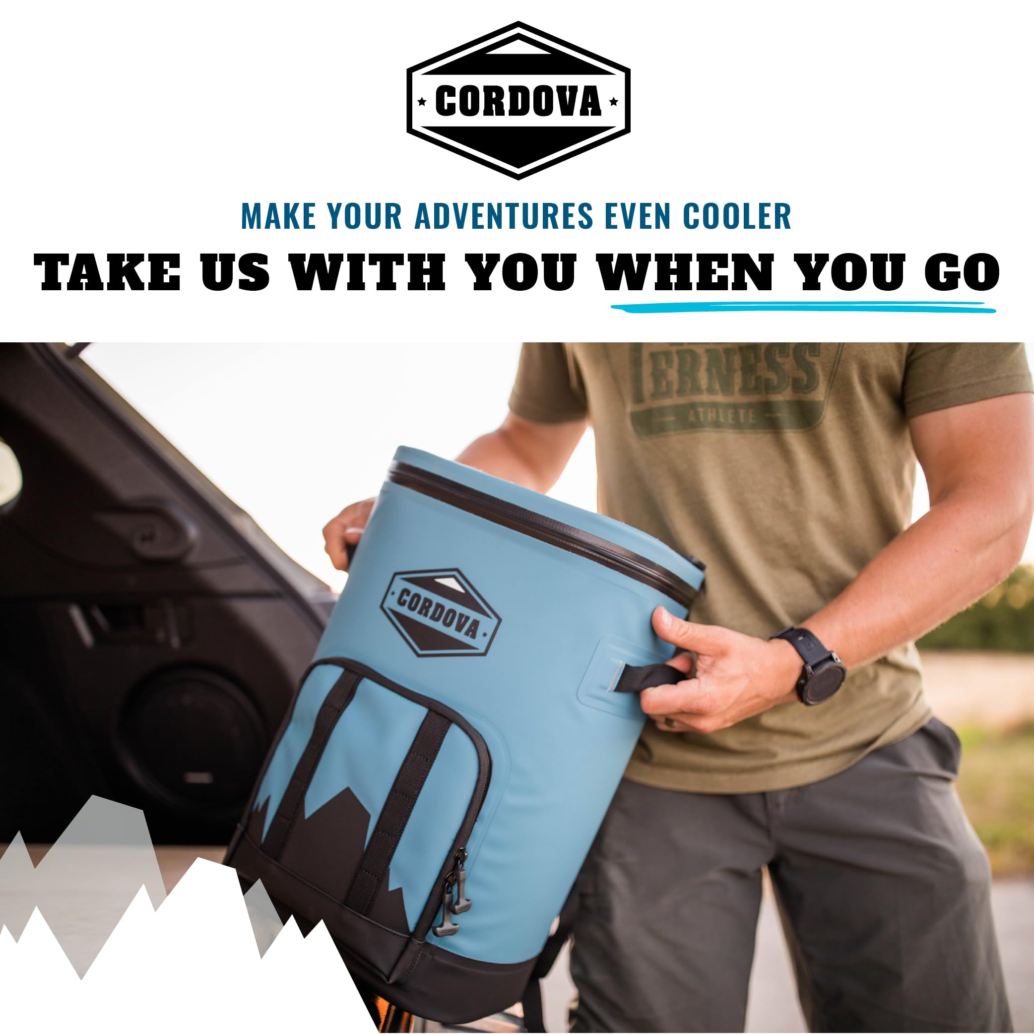 Cordova Outdoors Backcountry Class Backpack Soft Cooler, Insulated Cooler Bag - Foam Insulated, Durable, UV-Protection, Sand, 24 can