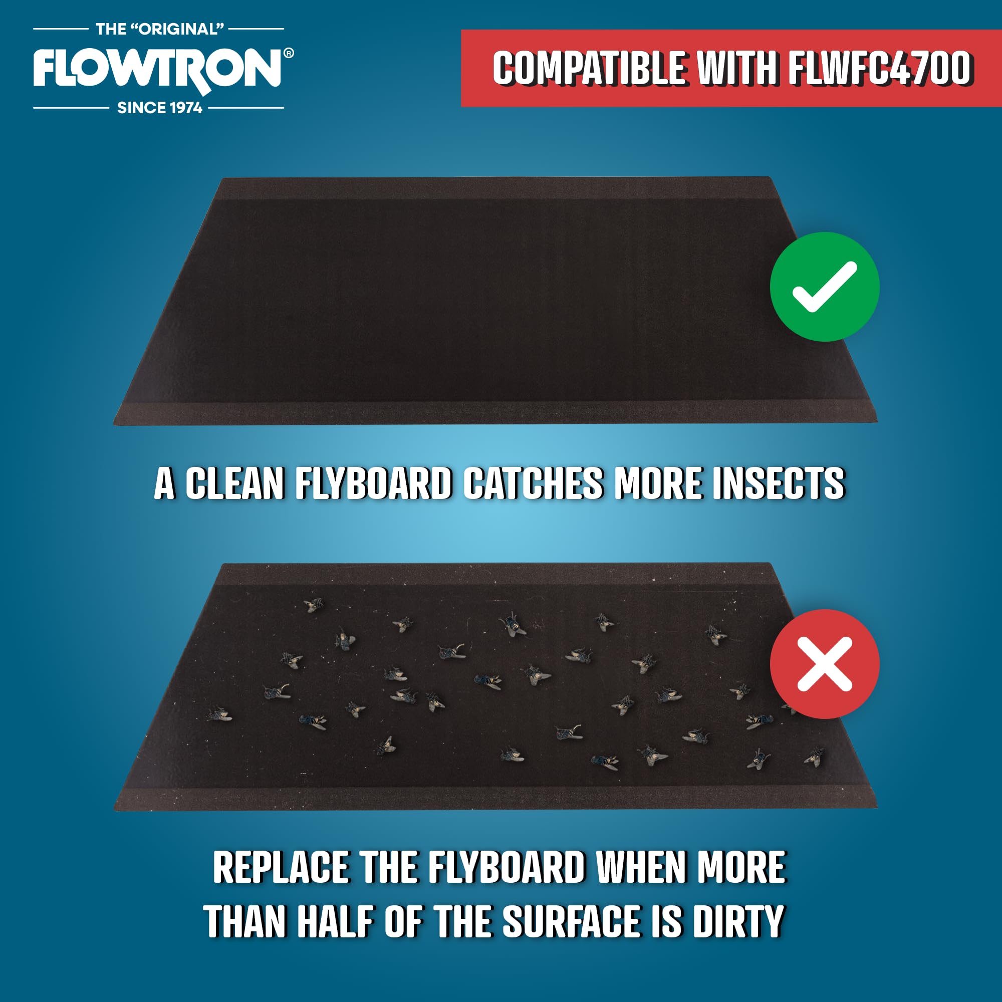 Flowtron GB470 Adhesive Fly Board (Pack of 12)