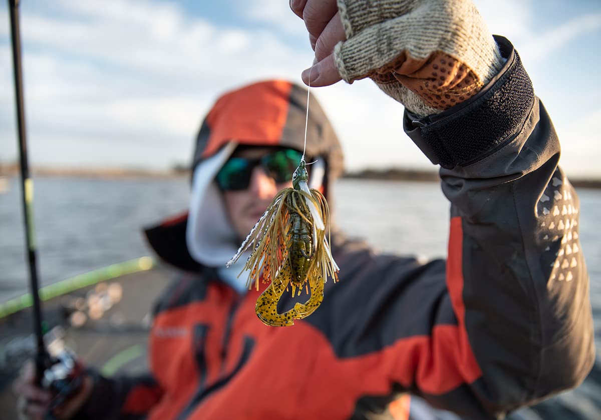 Catch Co. Googan Squad Grass Hero Jig Chartreuse White | 3/8 | Swim Jig | Bass Fishing Jig |